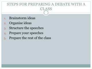 Debate | PPT