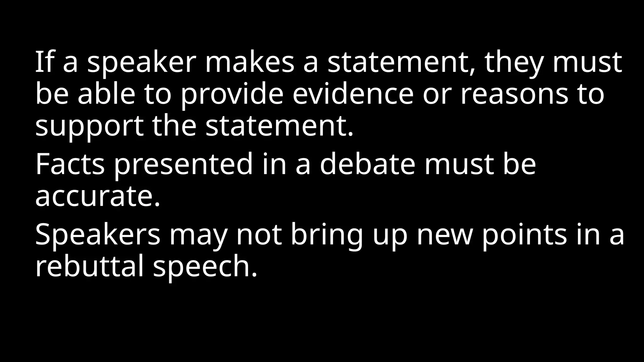 Importance things to remember in debate.pptx | Elections | Politics