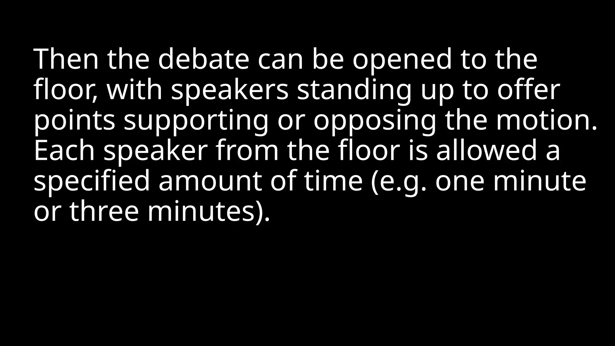 Importance things to remember in debate.pptx | Elections | Politics