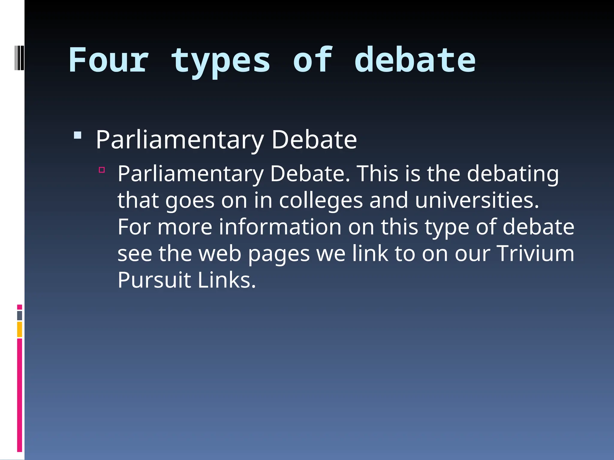 DebatePRESENTATIONENGLISHMAJOR2NDQRT.ppt