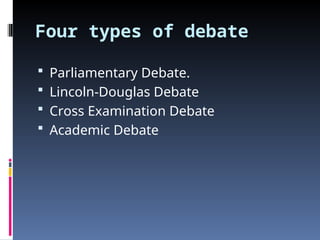 DebatePRESENTATIONENGLISHMAJOR2NDQRT.ppt
