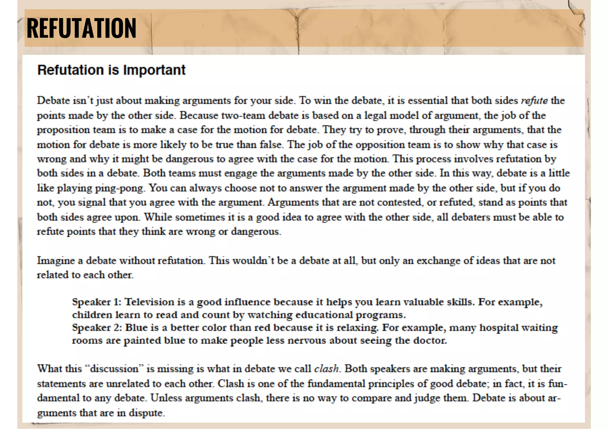 Debate intro:how to | PDF