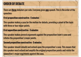 Debate intro:how to | PDF