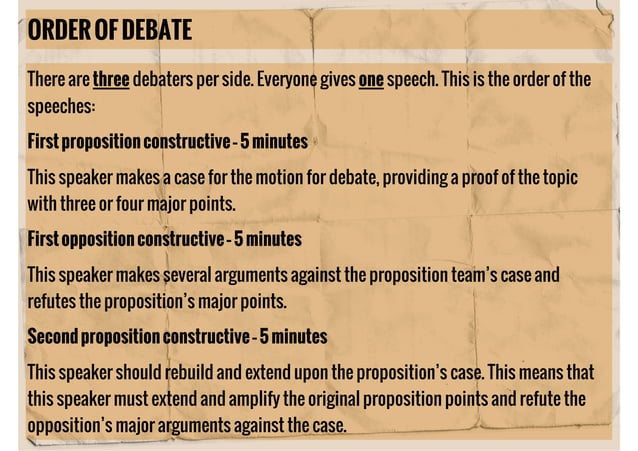 Debate intro:how to | PDF