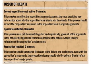 Debate intro:how to | PDF