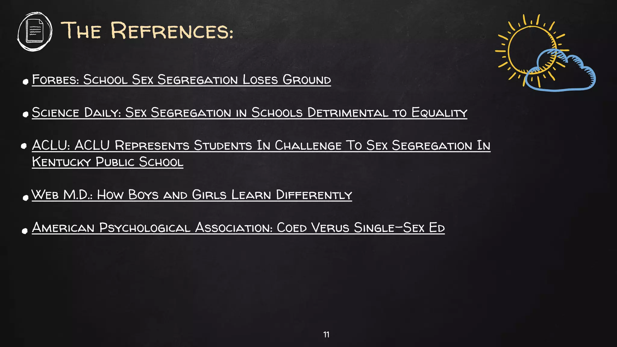 Debate single sex school | PPT