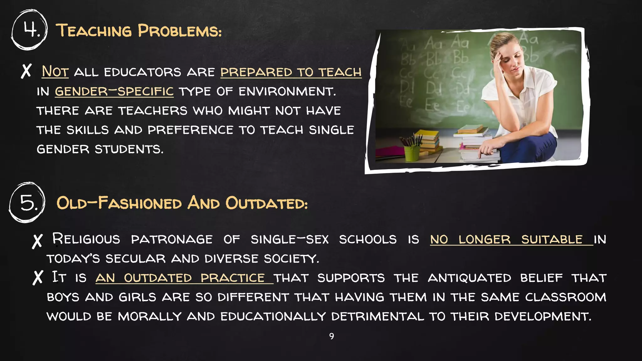 Debate single sex school | PPT