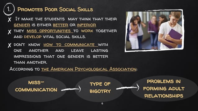 Debate single sex school | PPT