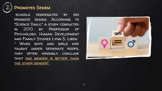 Debate single sex school | PPT