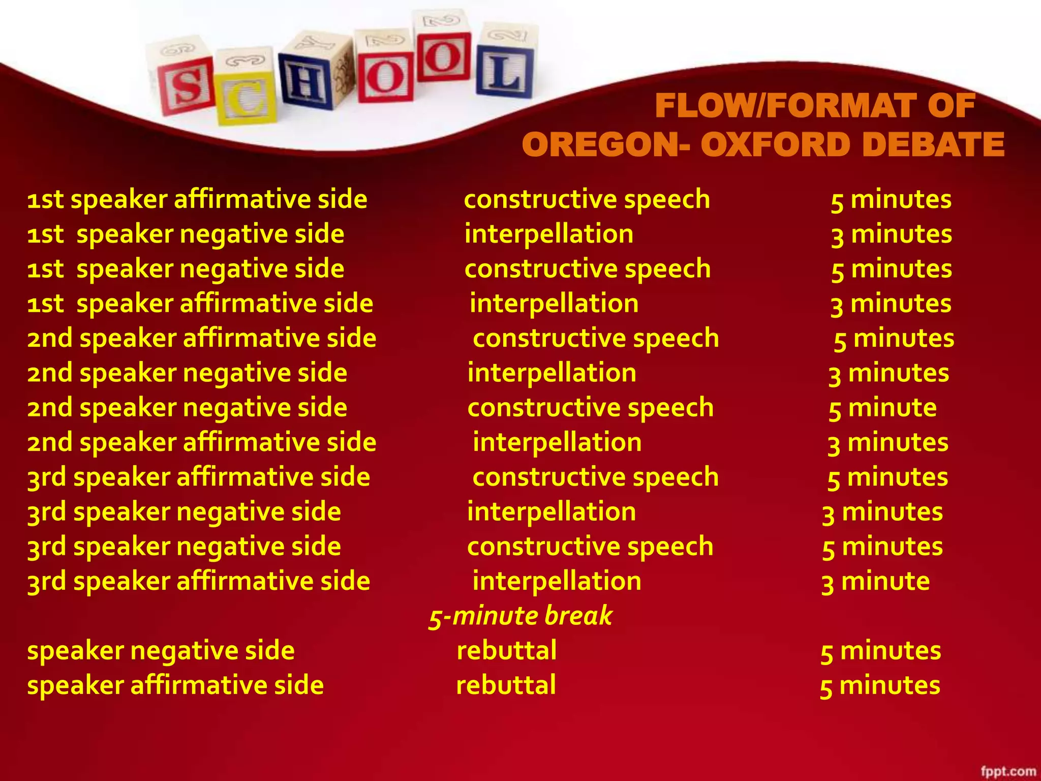 oregon- oxford debate | PPTX