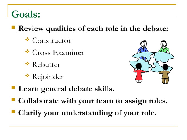 Structure of Debate | PPT