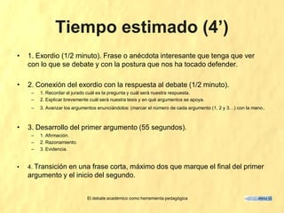 Debate académico 2011 | PDF