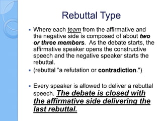 Debate and Panel discussion | PPTX