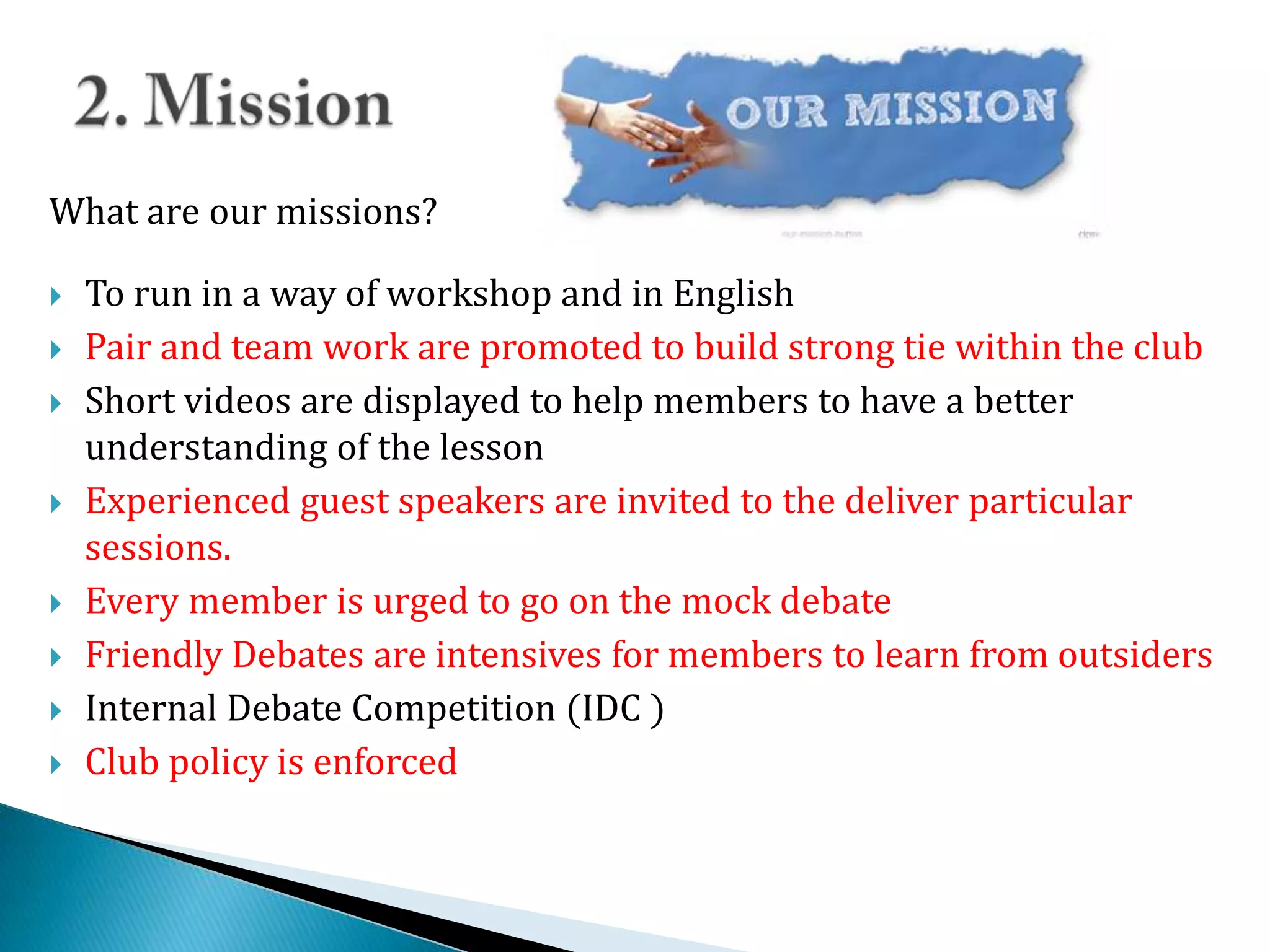 Debate club introduction | PPTX