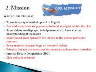 Debate club introduction | PPTX