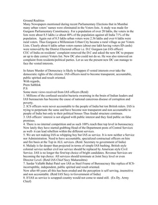 Debate Continuation Of Colonial Model Of IAS In India | DOC