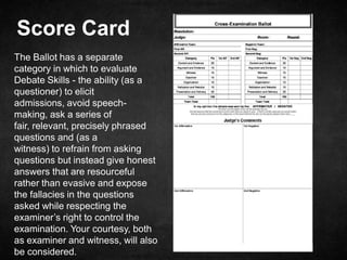 Debate _cross_examination | PPTX
