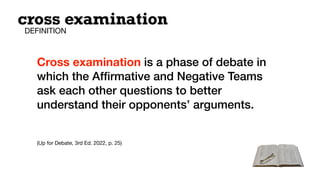 Debate Cross Examination | PDF