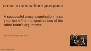 Debate Cross Examination | PDF