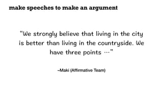 Debate Definition Slides (Up for Debate) | PPT