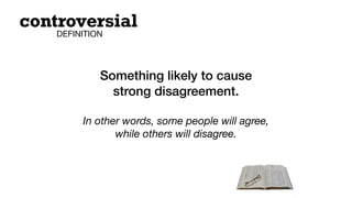 Debate Definition Slides (Up for Debate) | PPT