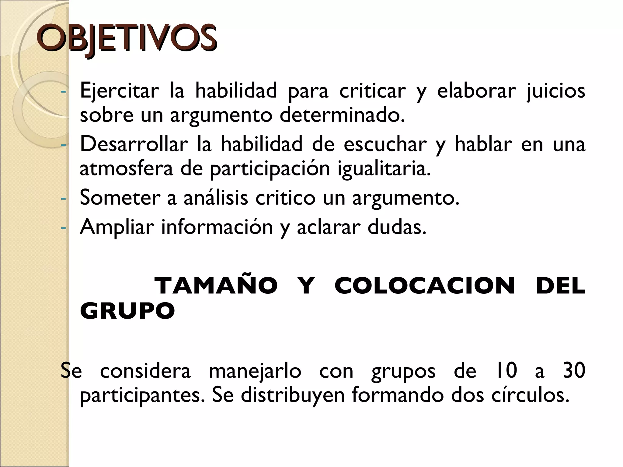 Debate Dirigido | PPT