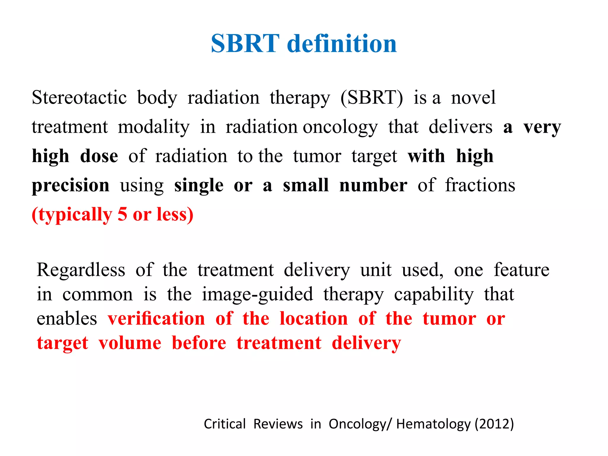 SBRT versus Surgery in Early lung cancer : Debate | PPTX
