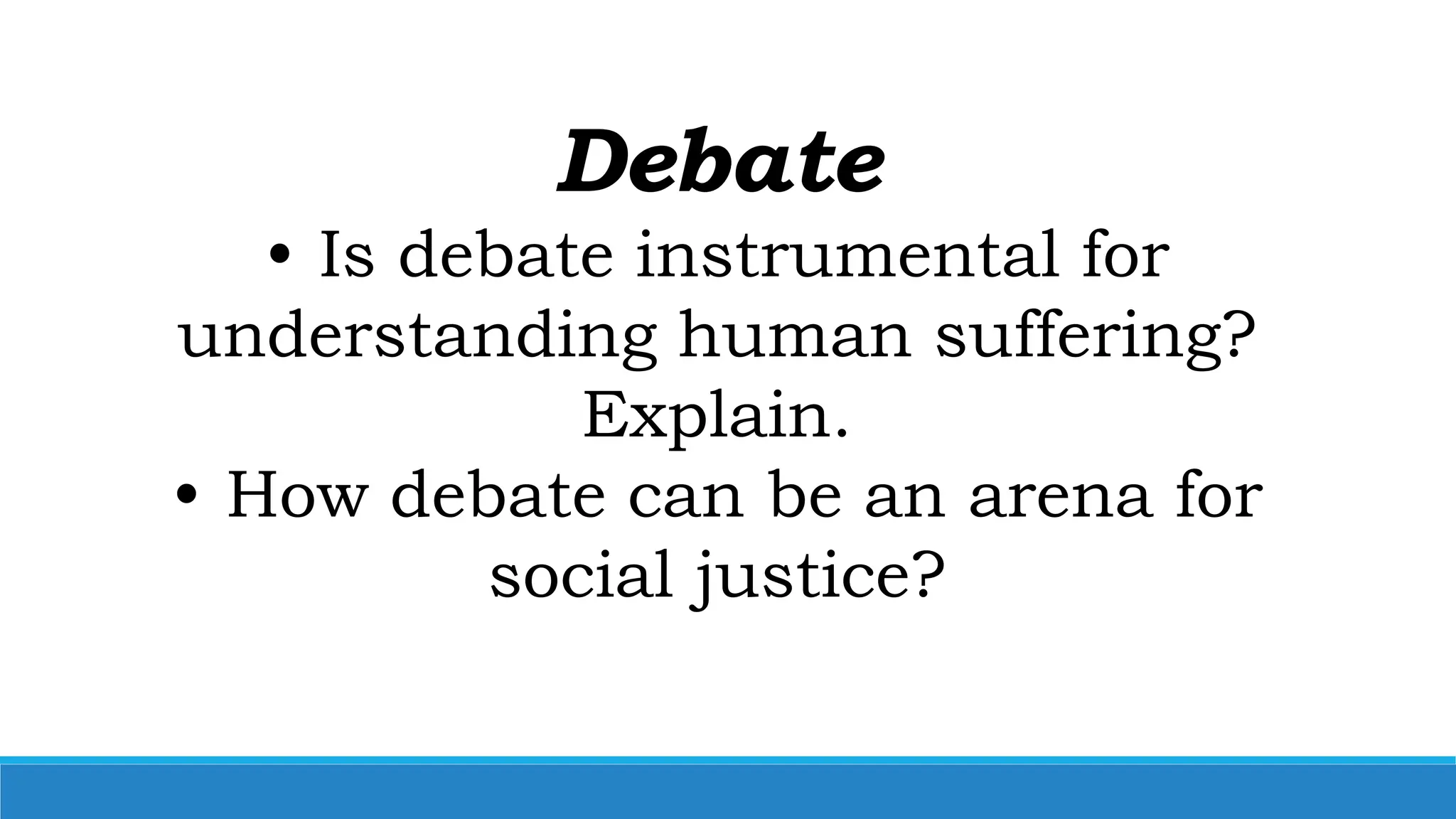 Debate formats-Asian Parliamentary procedure | PPTX