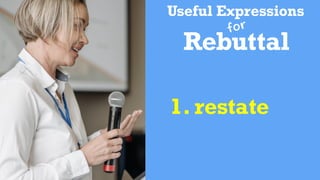 Debate Four-Step Rebuttal - GTB | PDF