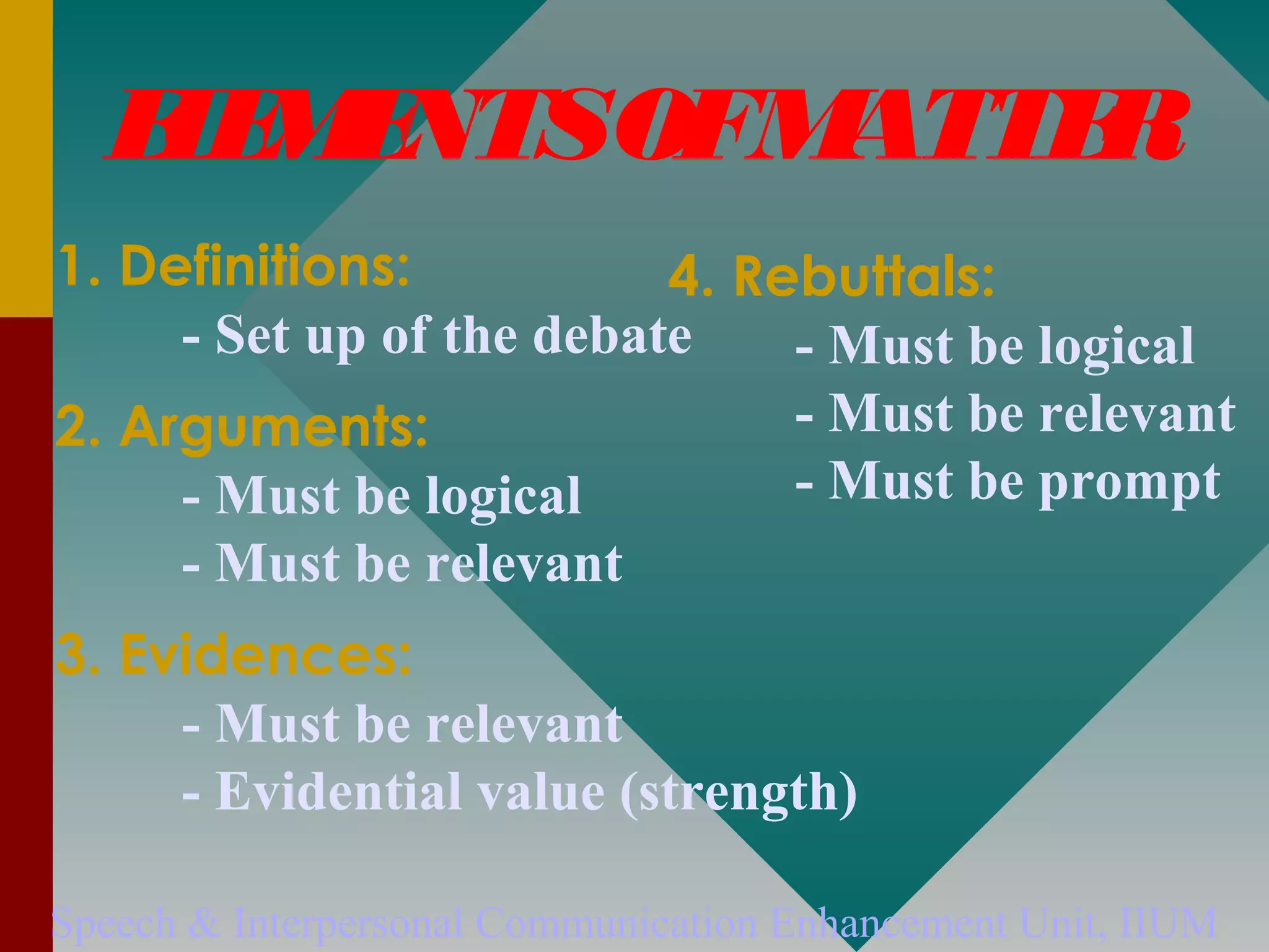 Debate guide | PPT