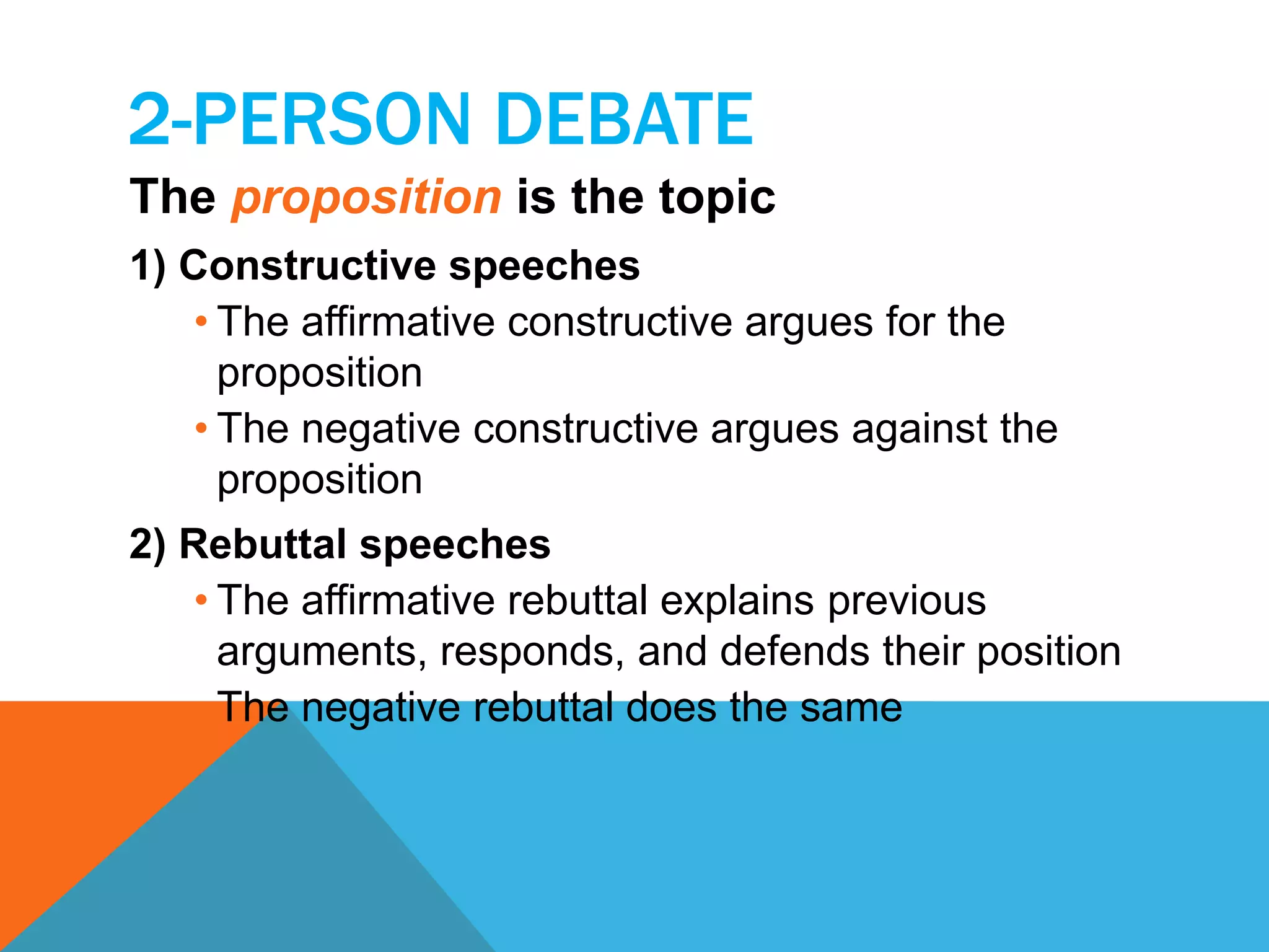 Debate middle school | PPTX