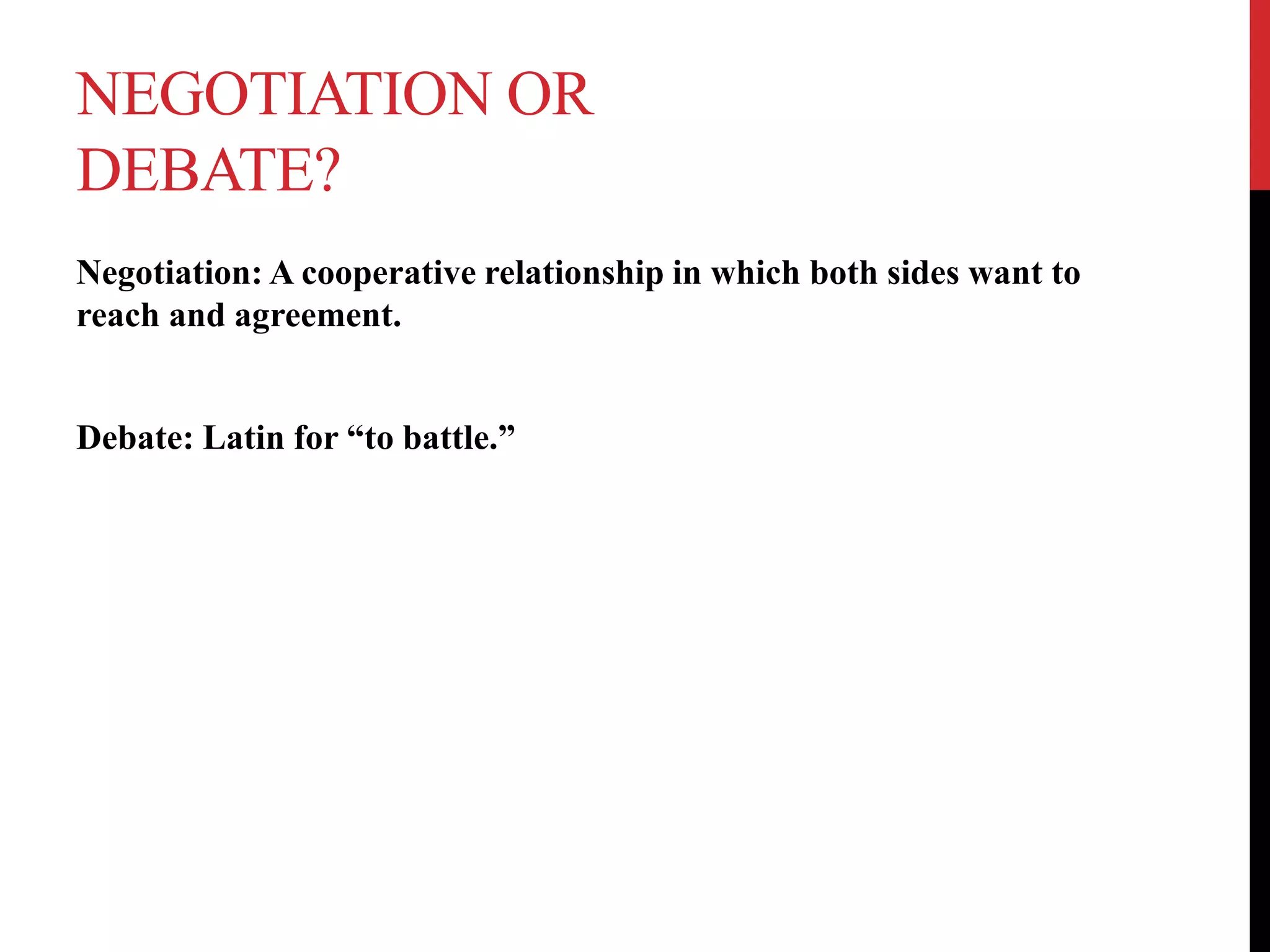 Debate notes and format w rubric | PPTX