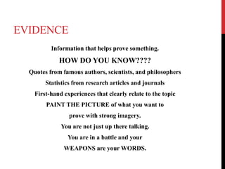 Debate notes and format w rubric | PPTX