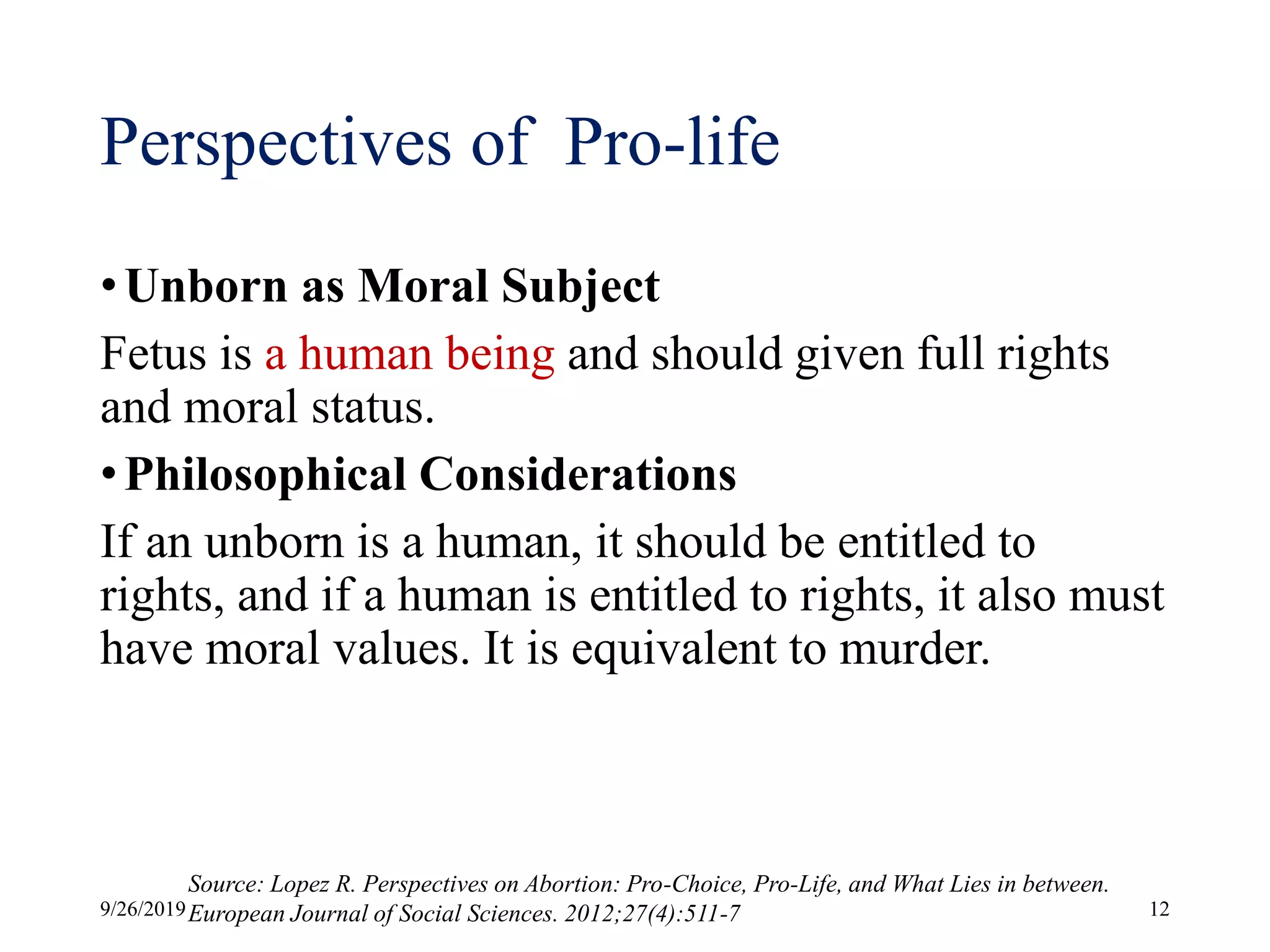 Debate on abortion | PPTX