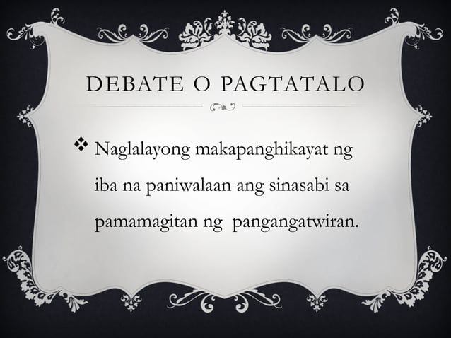 Debate o pagtatalo para sa Filipino 10.pptx