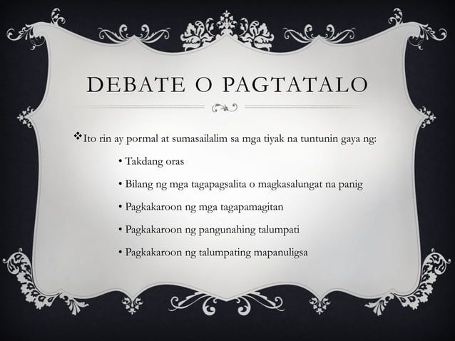 Debate o pagtatalo para sa Filipino 10.pptx