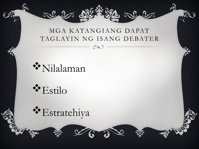 Debate o pagtatalo para sa Filipino 10.pptx