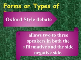 Debate | PPTX | Politics