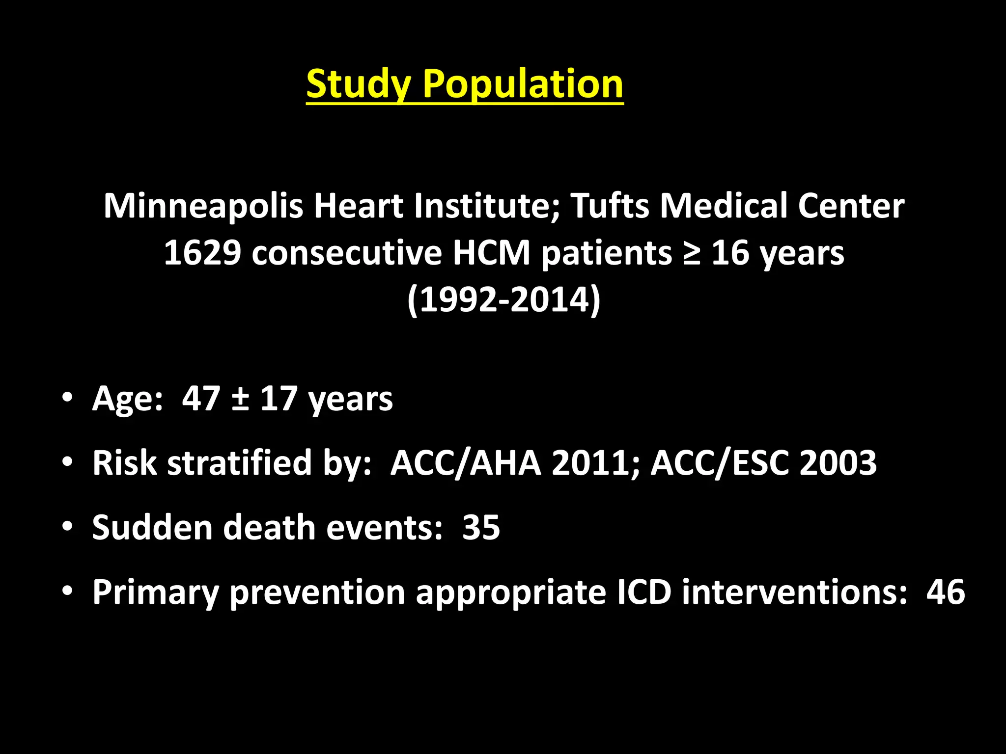 Debate risk stratification in hcm is feasible using a clinical score ...