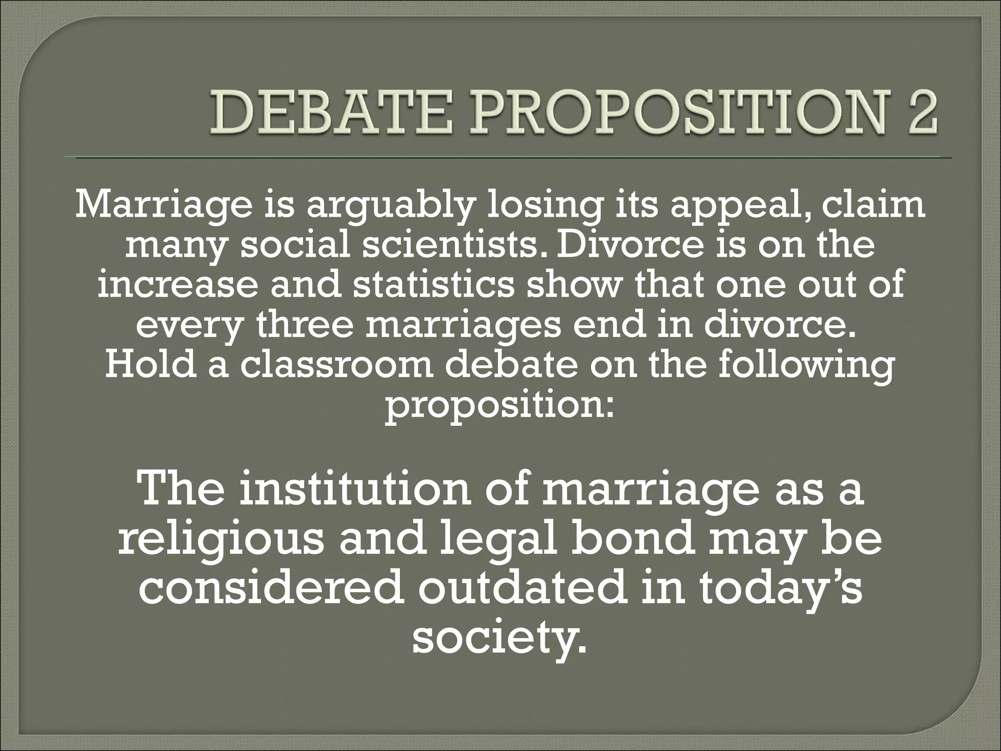 Presentation on Debate | PPT