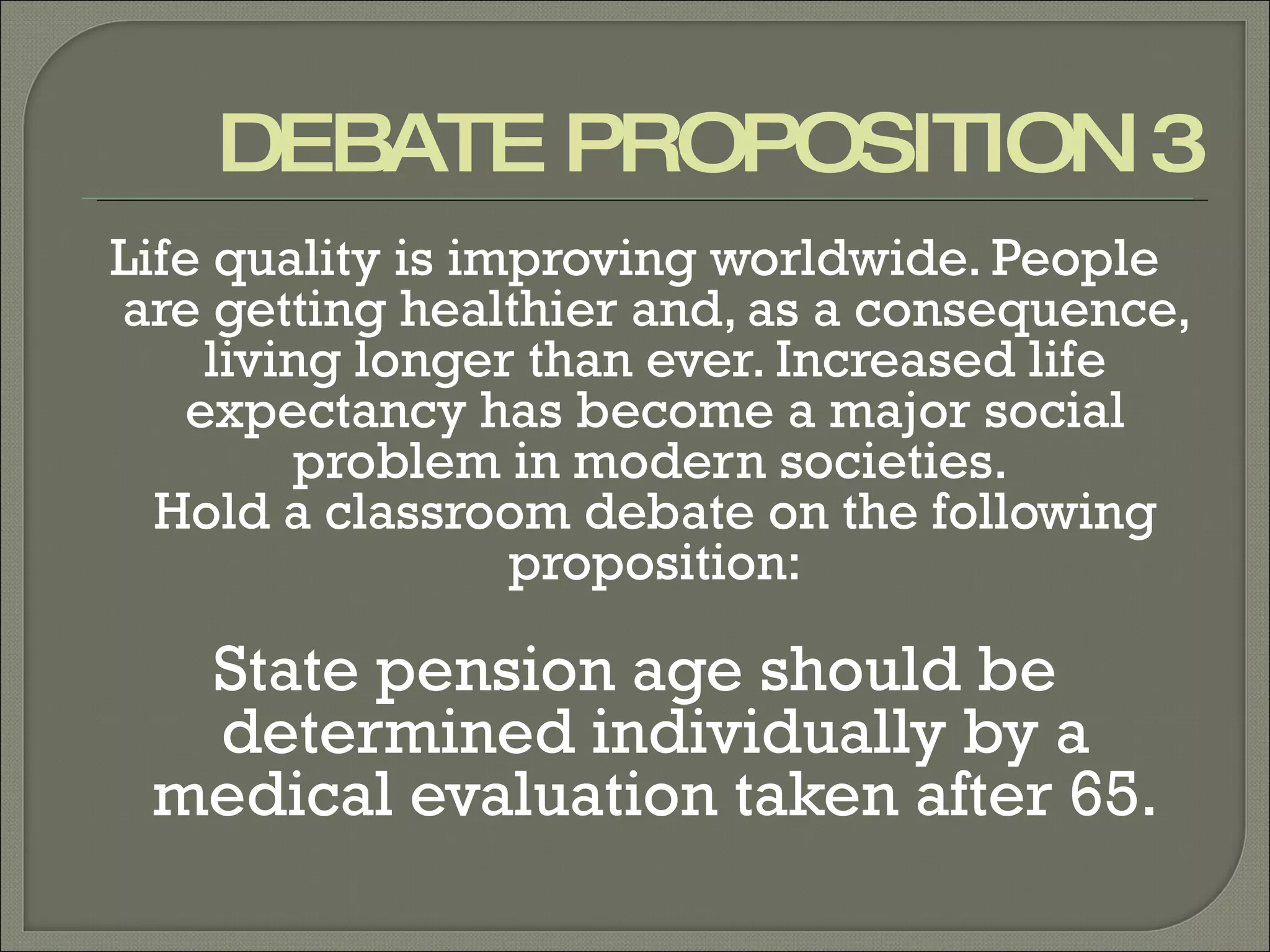 Presentation on Debate | PPT