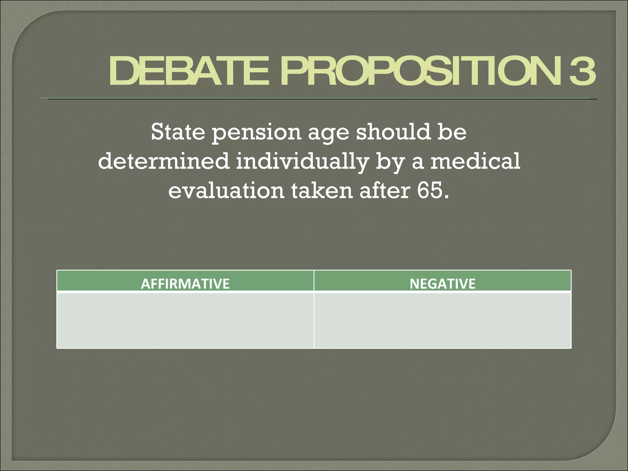 Presentation on Debate | PPT
