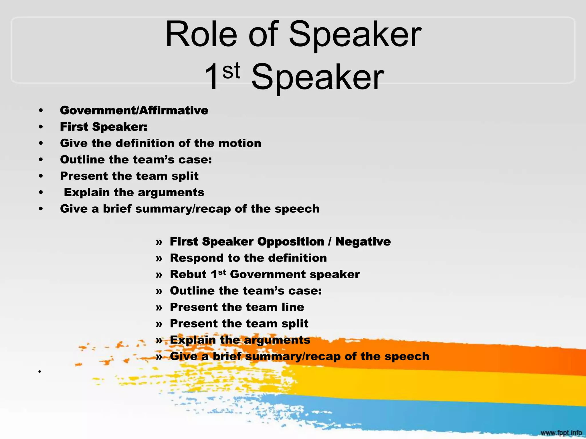 Debate seminar | PPT