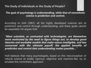 Key Debates in Psychology | PPTX