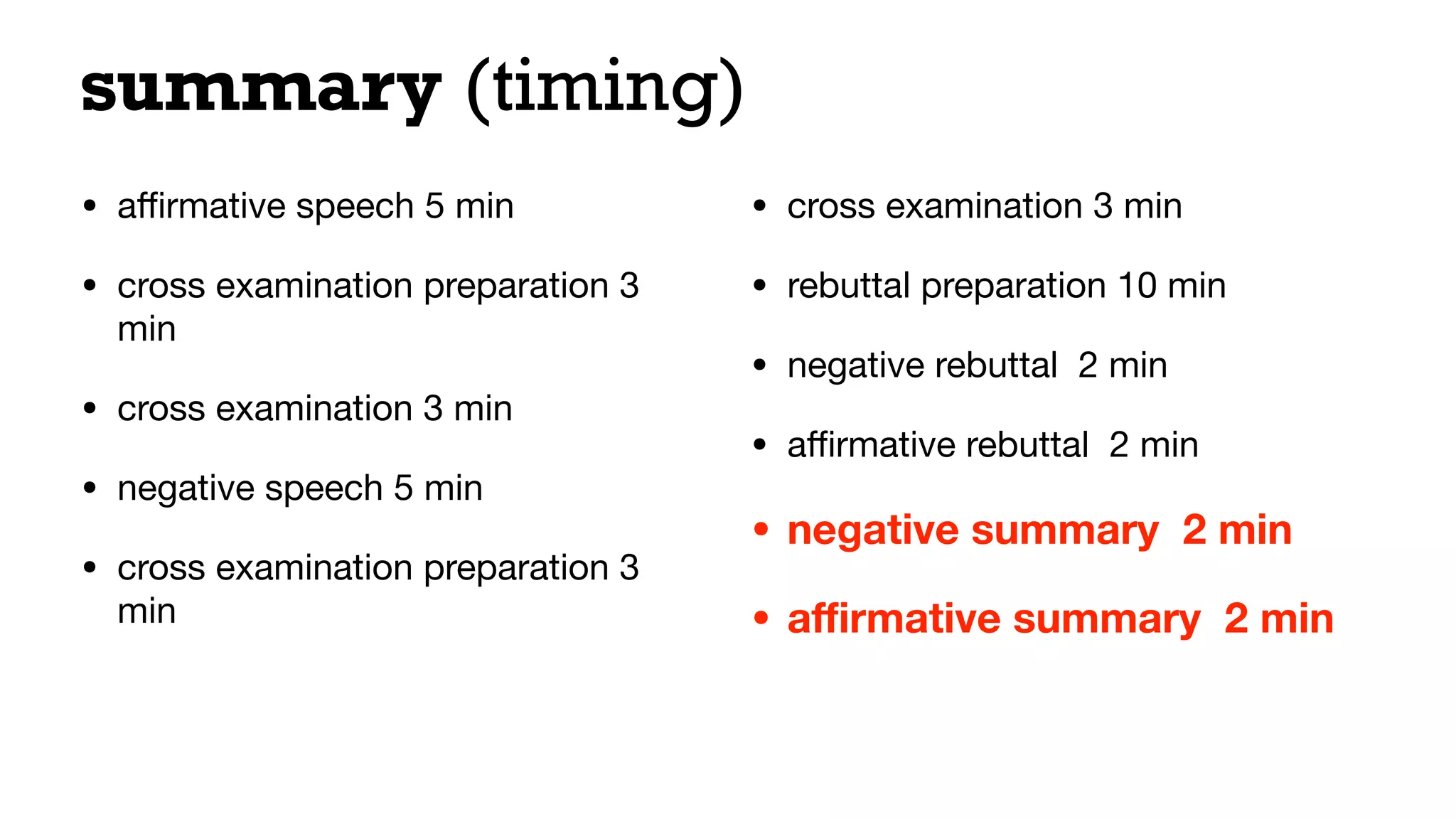 Debate Summary for Up for Debate | PPT