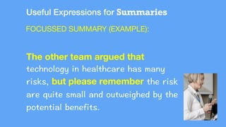 Debate Summary for Up for Debate | PPT