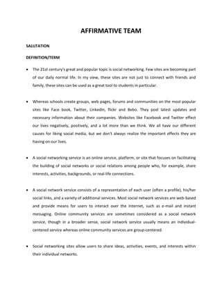 Debate text | DOCX