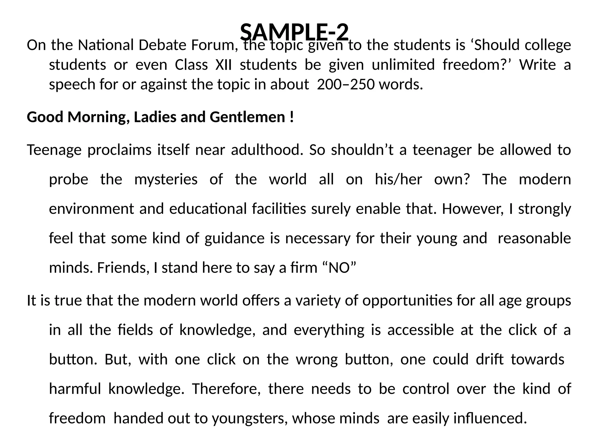 Debate Writing is a writing topic in which | PPTX