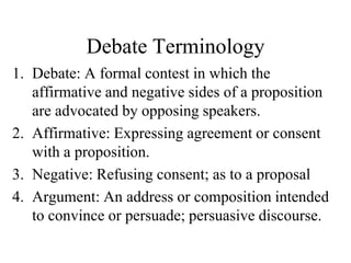 Debating | PPTX