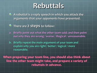 Debating an overview | PPT